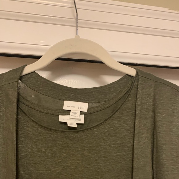 J. Jill | Sweaters | Jjill Cardigan And Shell Set Olive Green X | Poshmark